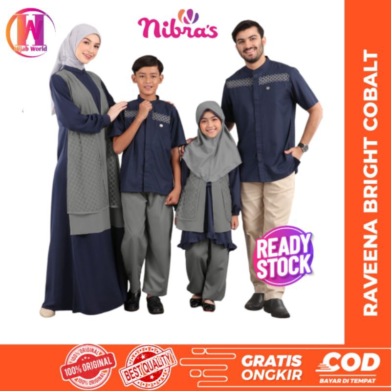 Jual Nibras Raya Series Sarimbit Raveena Bright Cobalt Nibras 2024 ...