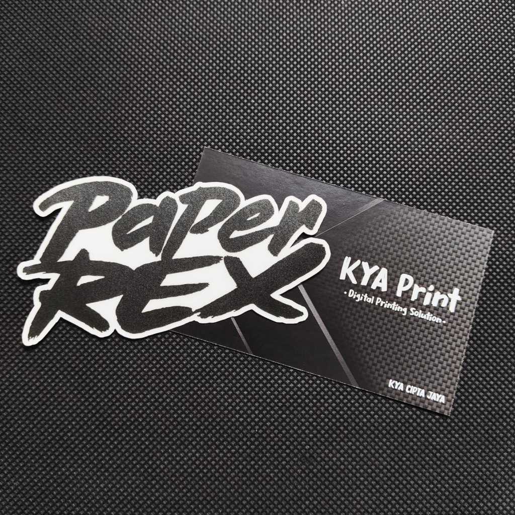 Jual Premium Sticker Paper Rex PRX Text Logo | Shopee Indonesia
