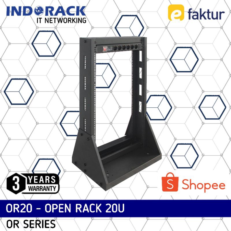 Jual OR20 - Open Rack 20U INDORACK Rak Server | Shopee Indonesia