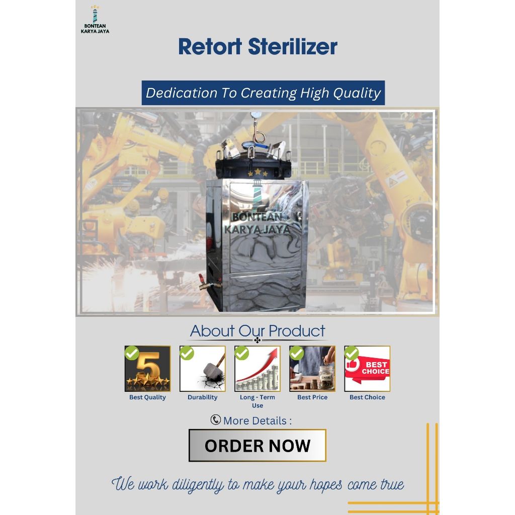 Jual Mesin Retort Sterilisasi Makanan 100 Liter - Mini Retort ...