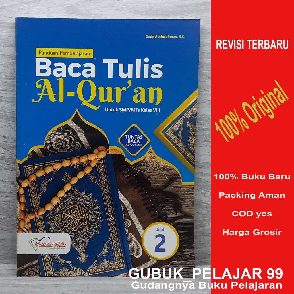 Jual BTQ (Baca Tulis Al-Quran) Kelas 8 SMP/MTs PUSTAKA MULIA Original ...