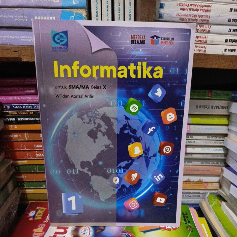 Jual BUKU INFORMATIKA KELAS 1-10/X SMA KURIKULUM MERDEKA | Shopee Indonesia