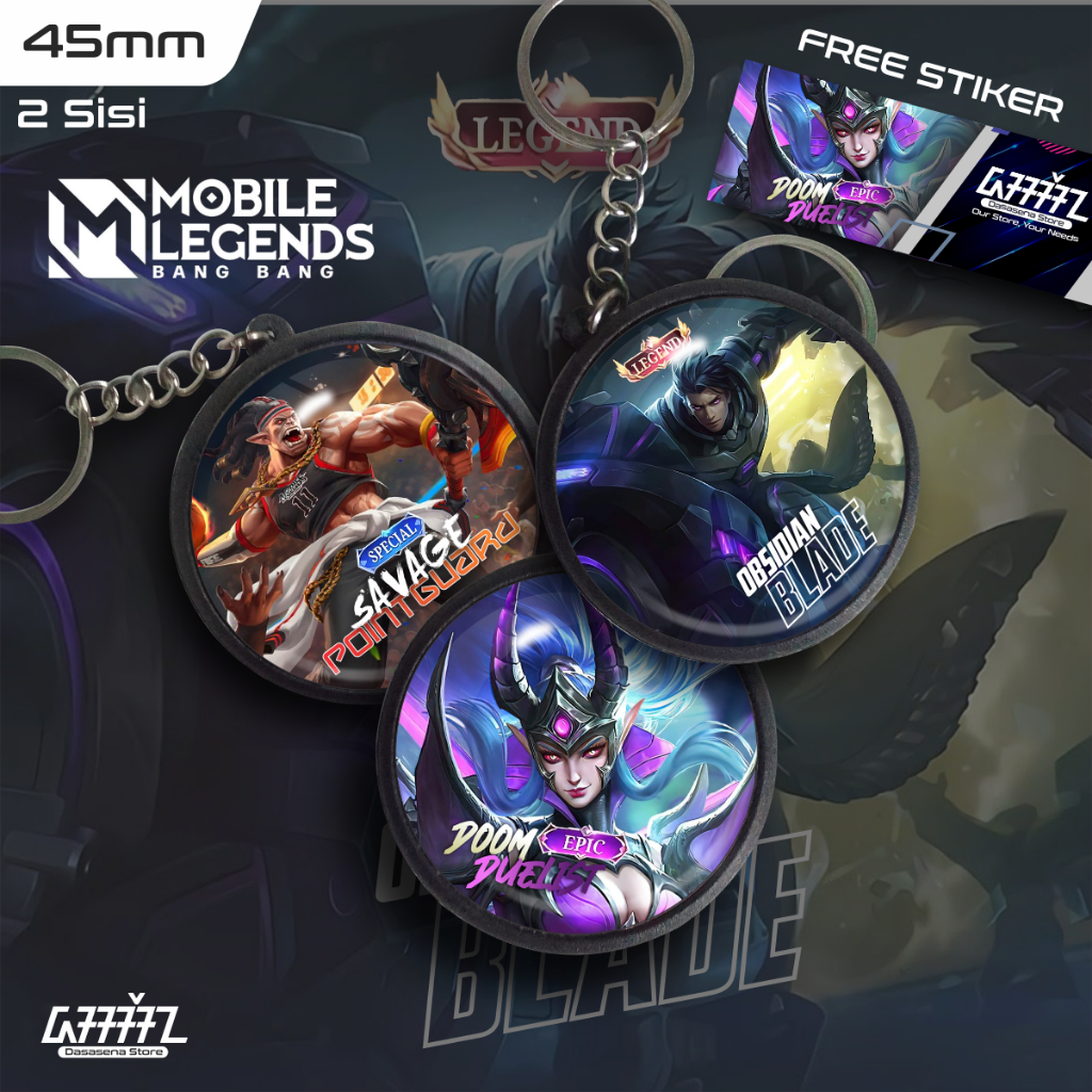 Jual Gantungan Kunci Alucard Fanny Saber Hero ML Mobile Legends Tahan ...
