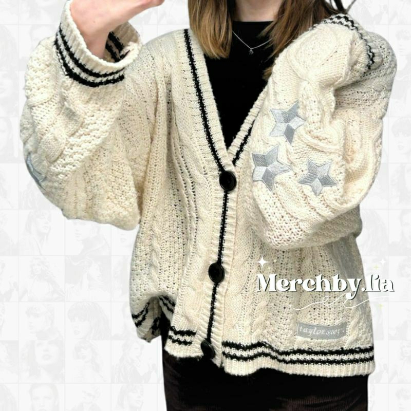 Jual (READY STOCK) Taylor Swift Cardigan DUPE Folklore RED evermore ...