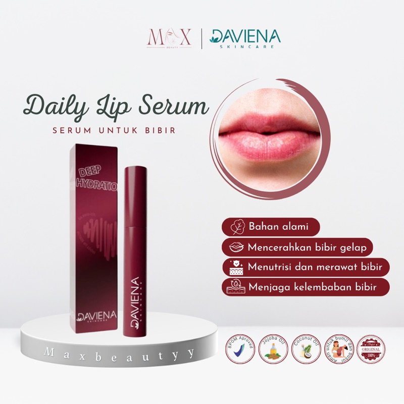 Jual DAVIENA SKINCARE - Daily Lip Serum 6x Pro Oil Moist Lip Serum ...