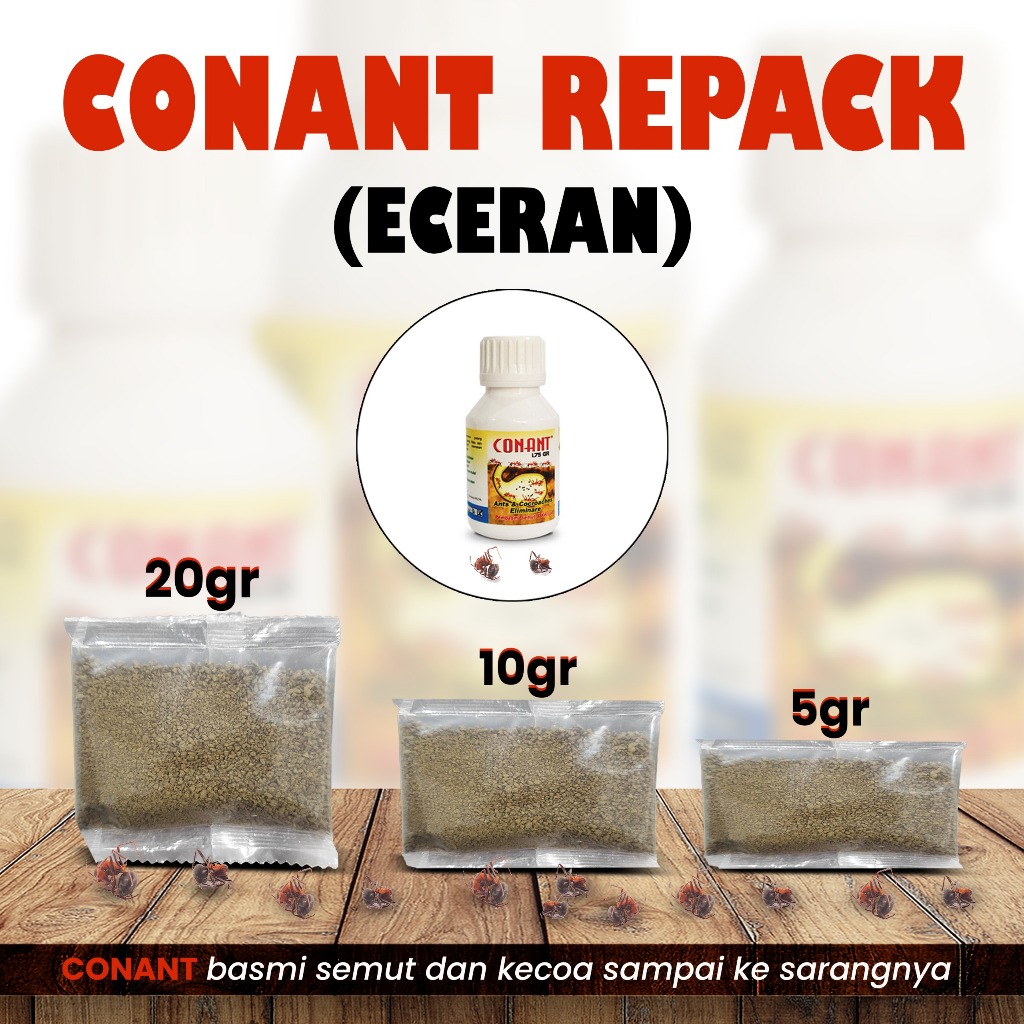 Jual CONANT ECERAN pembasmi semut dan kecoa obat / racun serangga ampuh ...