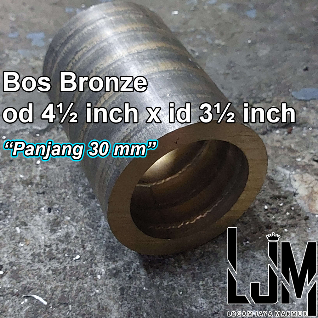 Jual Pipa Holo Bos Bronze OD 4 1/2 inch x ID 3 1/2 inch x Panjang 30 mm ...
