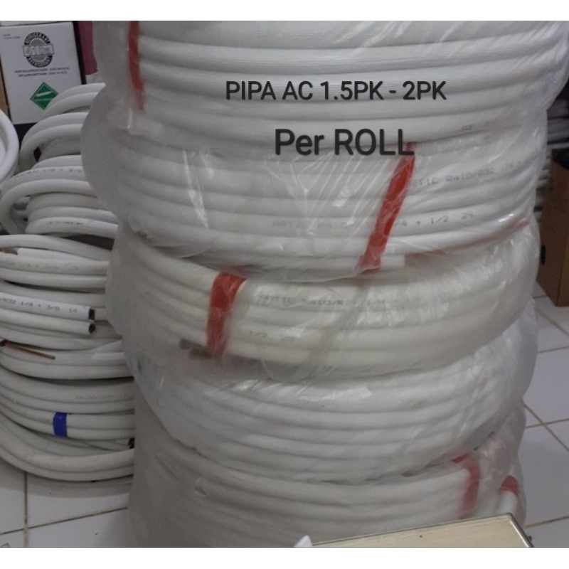 Jual Pipa Ac ARTIC 1/4 × 1/2 ac 1.5pk - 2pk per roll | Shopee Indonesia