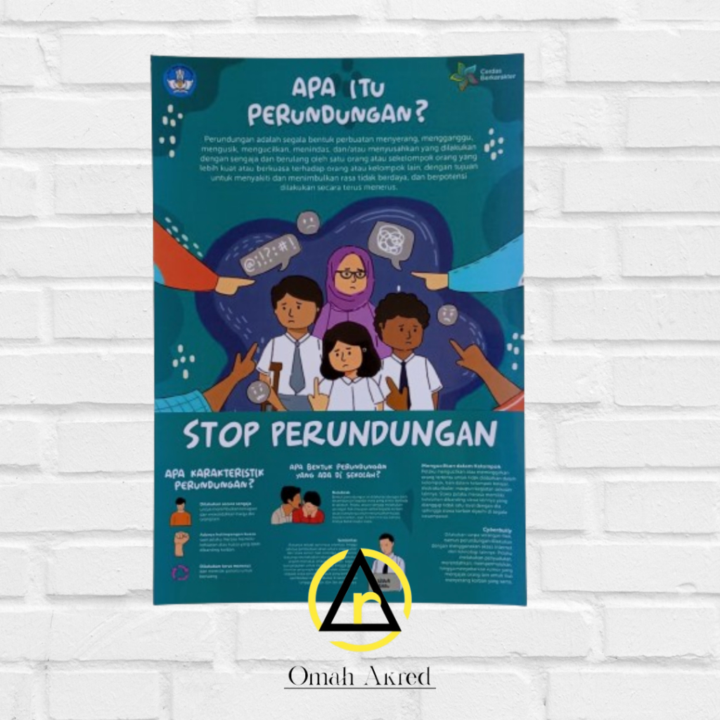 Jual Poster Apa Itu Perundungan - Stop Perundungan - Stop Bullying - Poster Sekolah | Shopee ...
