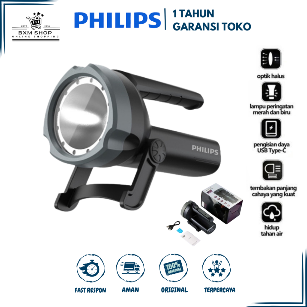 Jual Philips SFL 3101 Senter LED Jumbo 15 Watt Waterproof / Senter ...