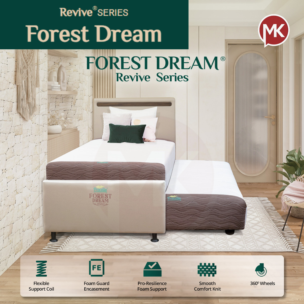 Jual Kasur 3in1 / 3 in 1 / Kasur Sorong Springbed Forest Dream Procella ...