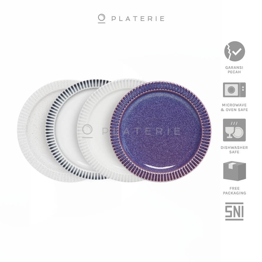 Jual PLATERIE Piring Keramik Salad Plate 8 Inch / 21cm Caliver | Shopee ...