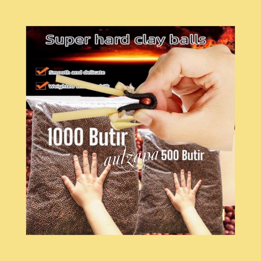 Jual Bola Bola Tanah peluru ketapel 1000 Butir peluru Latihan | Shopee ...