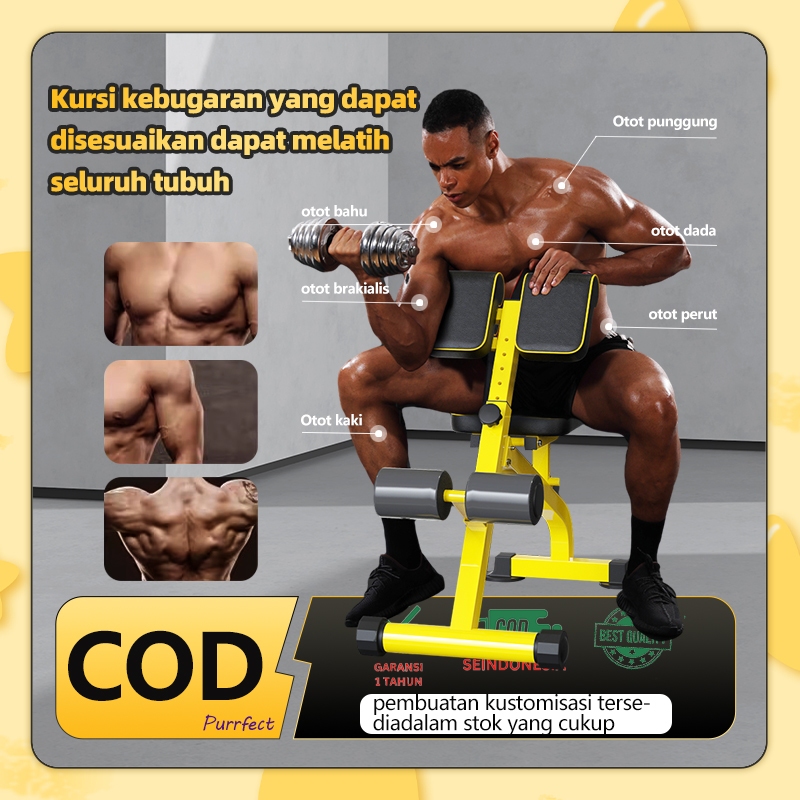 Jual ⚡Produk kami 100% asli⚡adjustable bench press/ Multifunctional Scott Bench/Sport Six Pack ...