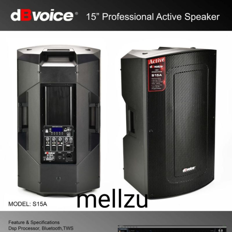 Jual Speaker Aktif dB Voice S15 A Original Active dbVoice S15A DSP ...