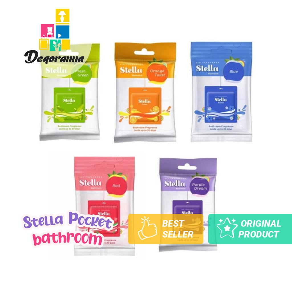 Jual Stella Pocket Bathroom Pengharum Ruangan Stella Sachet 1 Pack ...