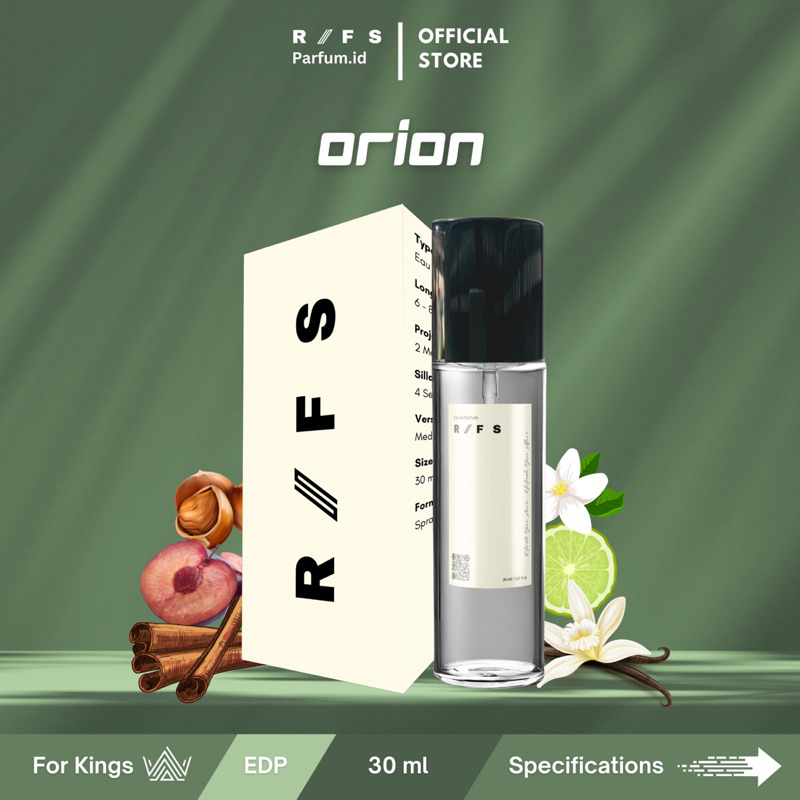 Jual RIFS PARFUM - Orion 40ml (Free 3 Tester) | Shopee Indonesia