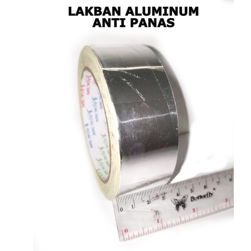 Jual LAKBAN ANTI PANAS / lakban aluminium tape / lakban panci | Shopee ...