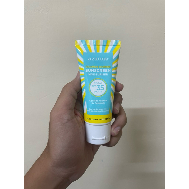 Jual Azarine Cicamide Barrier Sunscreen Moisturiser SPF 35 PA+++ 40ml ...