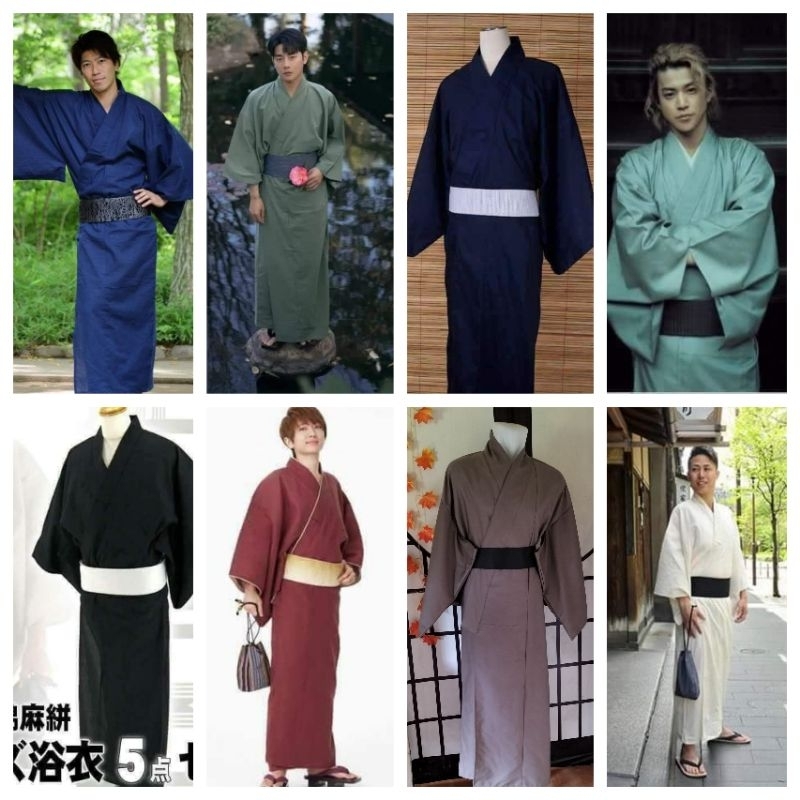 Jual yukata kimono Jepang pria | Shopee Indonesia