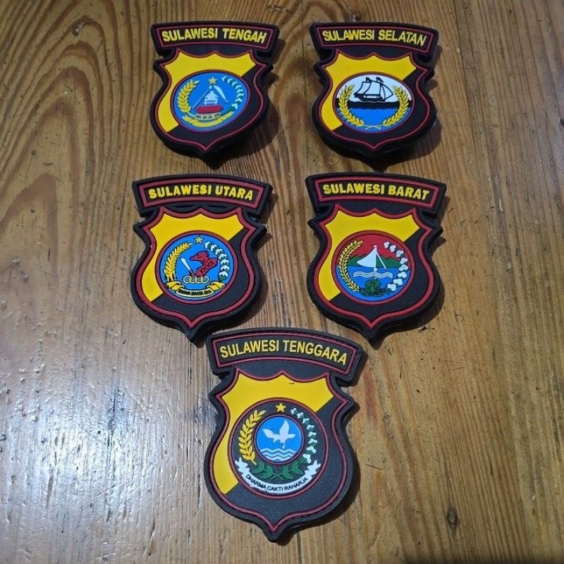 Jual Patch Rubber Logo Polda Sulawesi | Shopee Indonesia
