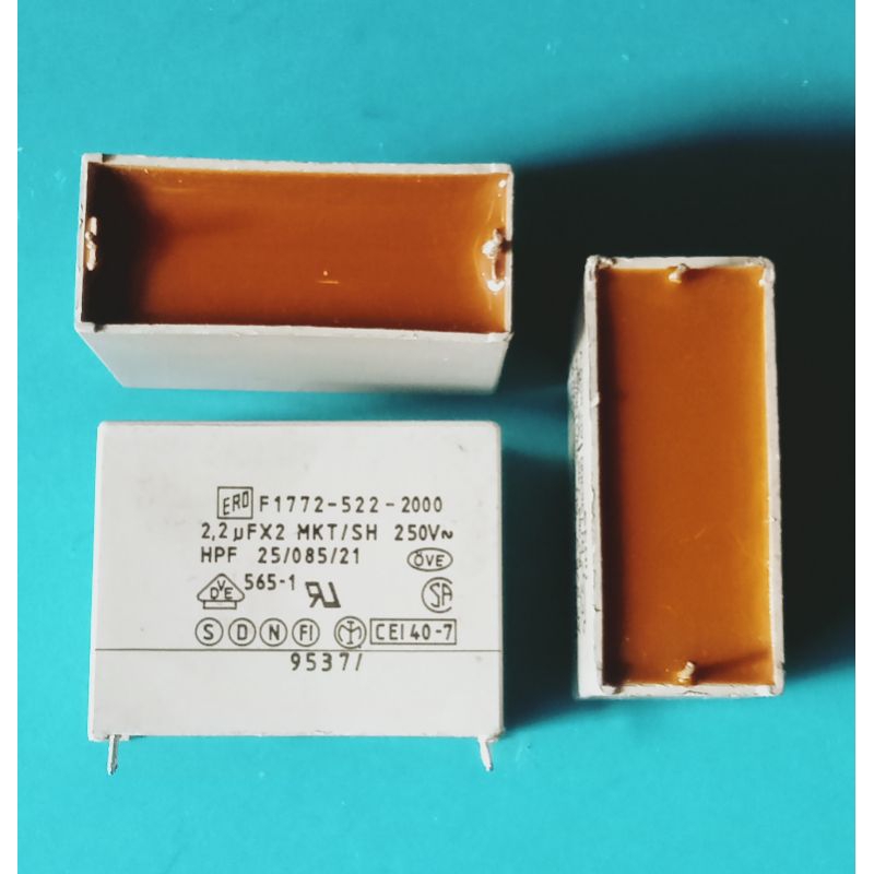 Jual kapasitor 2.2uf x2 MKT/SH 250V | Shopee Indonesia