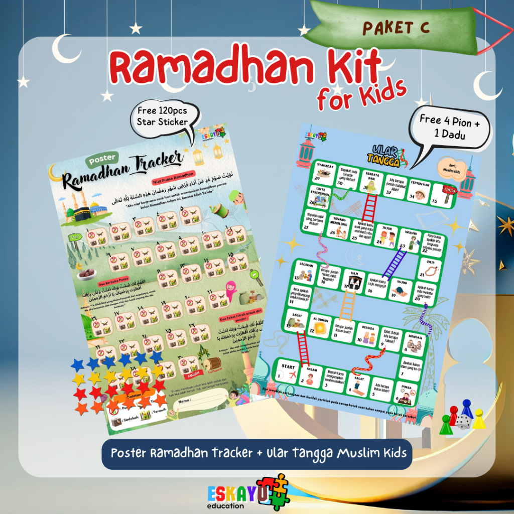 Jual Ramadhan Kit for Kids / worksheet ramadhan, poster ramadhan ...