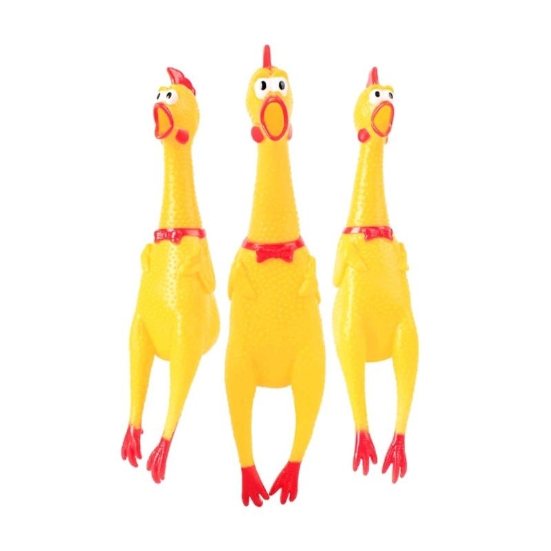 Jual Mainan Anak Ayam Teriak Karet 35 cm | Shopee Indonesia