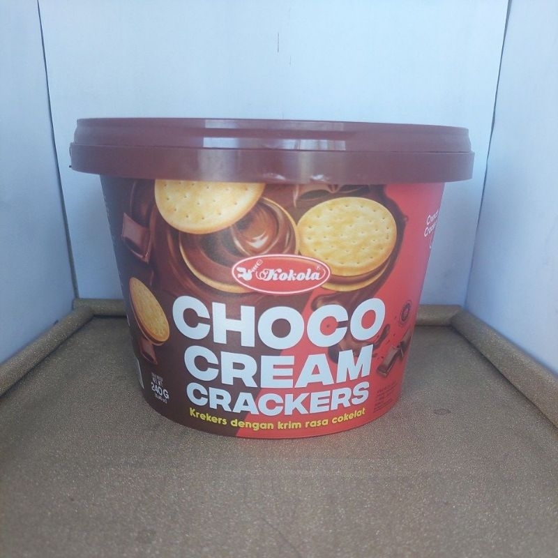 Jual Kokola Choco Cream Crackers Creamy Chocolate 240gr | Shopee Indonesia