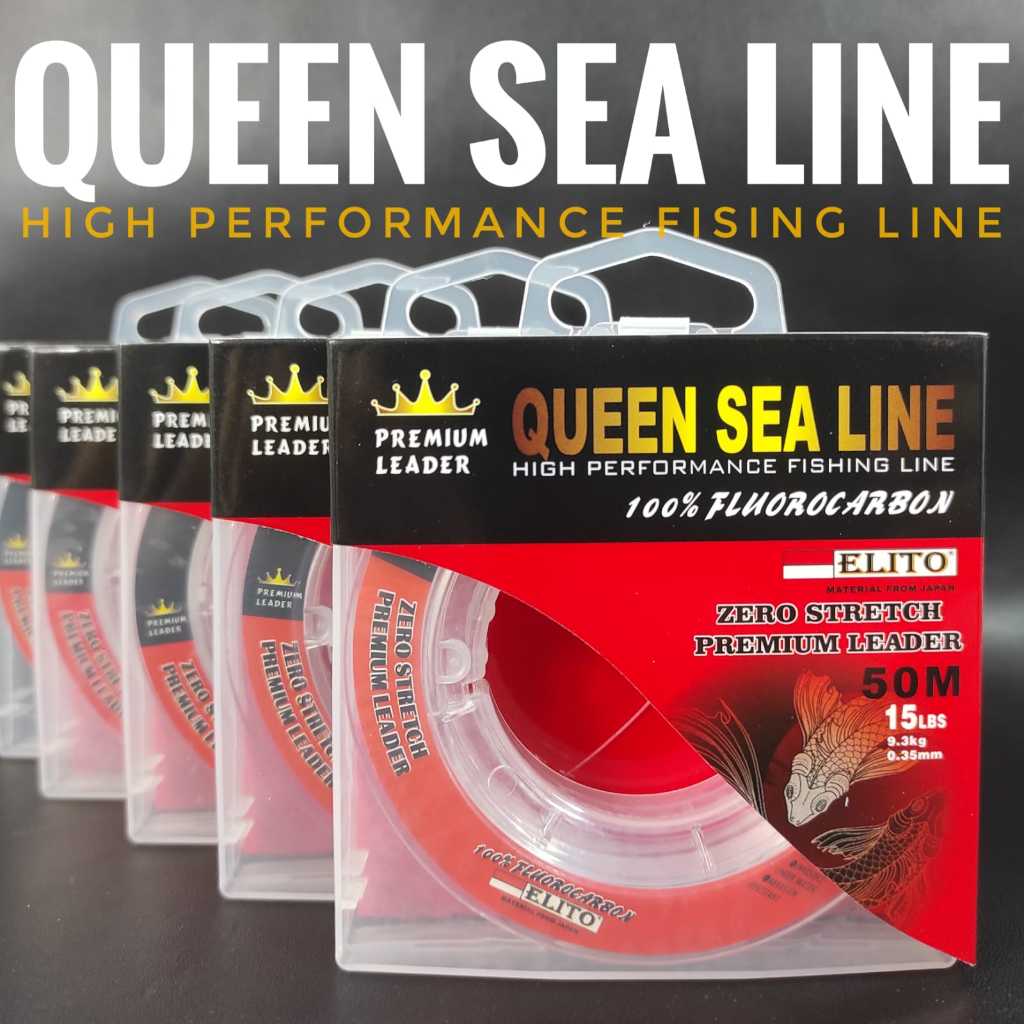 Jual Senar Leader | Senar Flourocarbon | Queen Sea Line Elito | FISCH ...