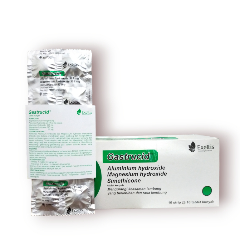 Jual Gastrucid tablet box isi 10 strip x 10 tablet obat maag/asam ...