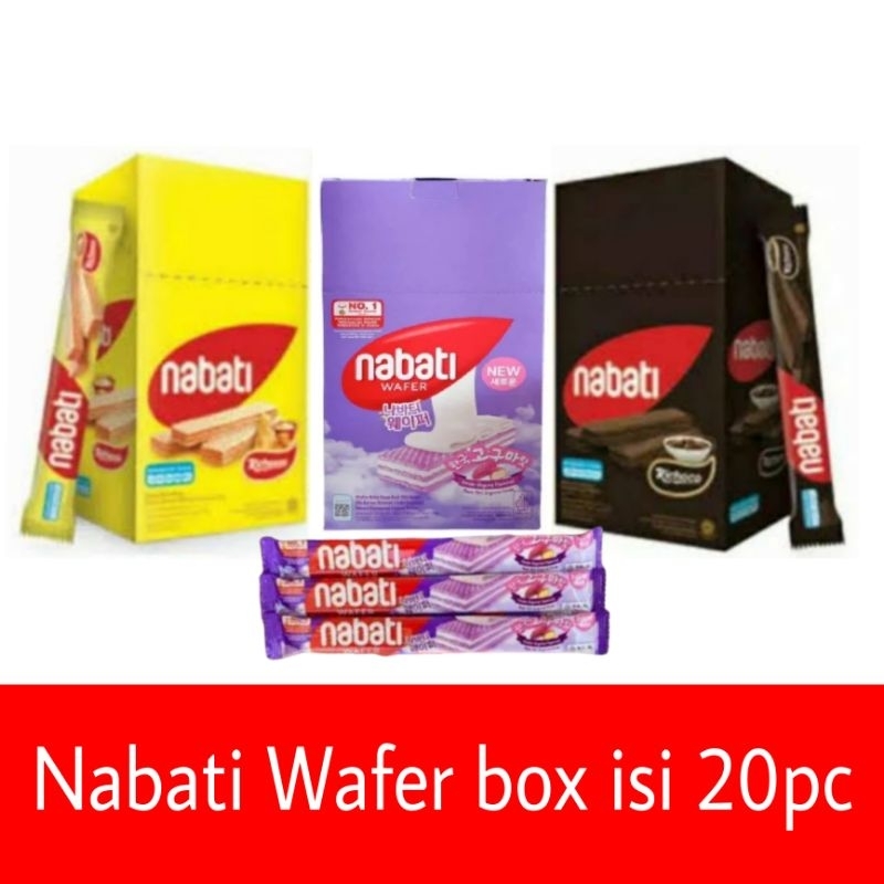Jual Nabati Wafer kotak Goguma Cocopandan isi 20 pc | Shopee Indonesia