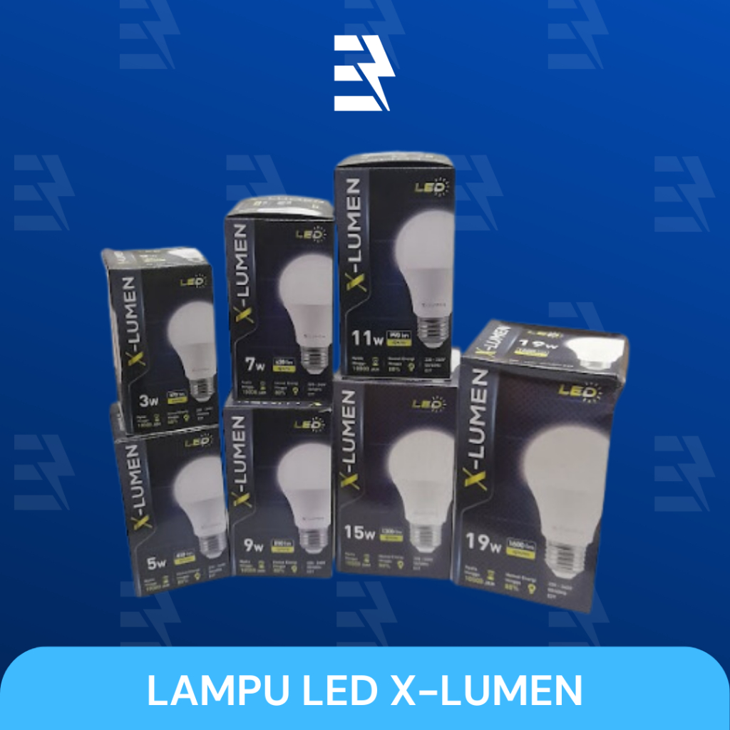 Jual X-LUMEN LAMPU LED BULB BOHLAM PUTIH 3 WATT / 5 WATT / 7 WATT / 9 ...