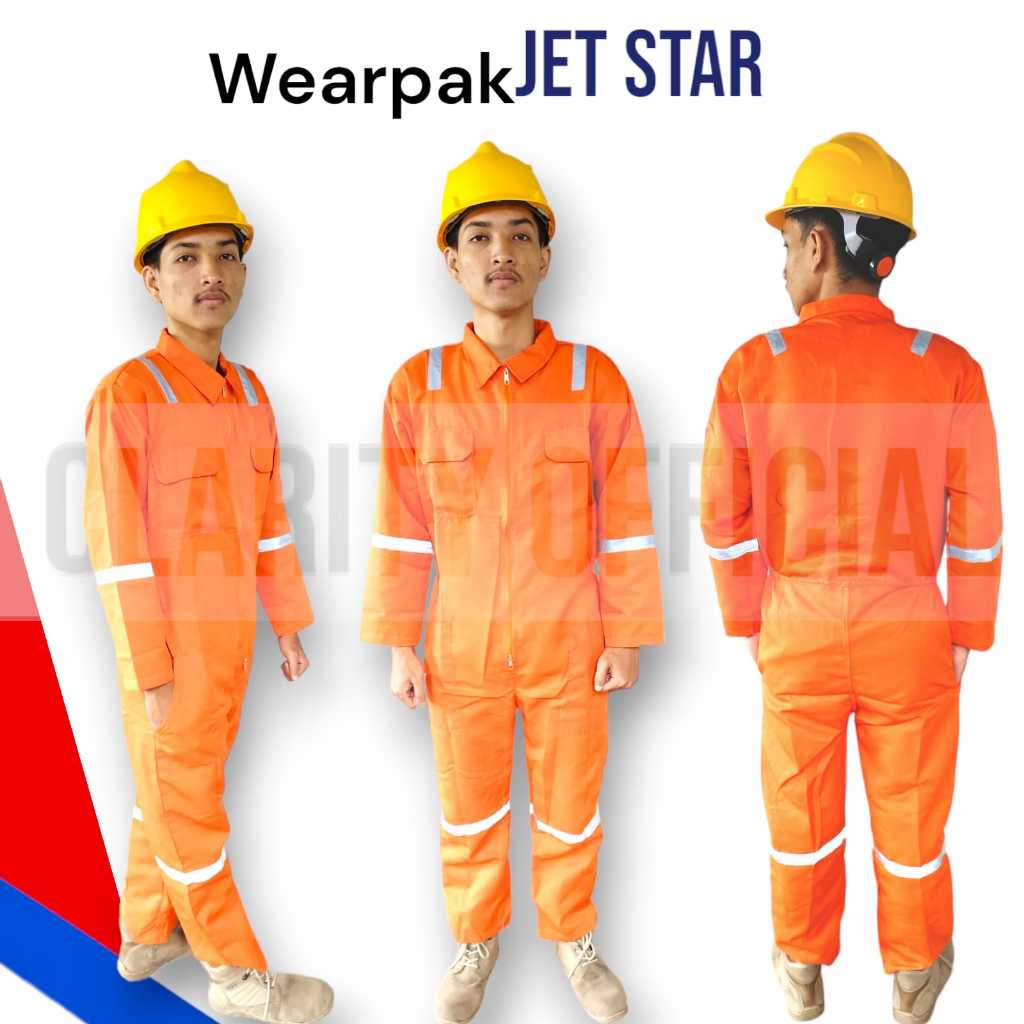 Jual Wearpack Coverall Safety Scotlight Jet Star Seragam Proyek ...