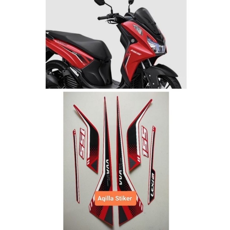 Jual Striping Sticker Lis les decal polet orian standar motor Yamaha ...