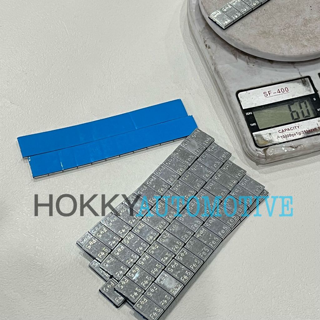 Jual besi tempel balancing spooring FE 5gr wheel balancer / besi ...