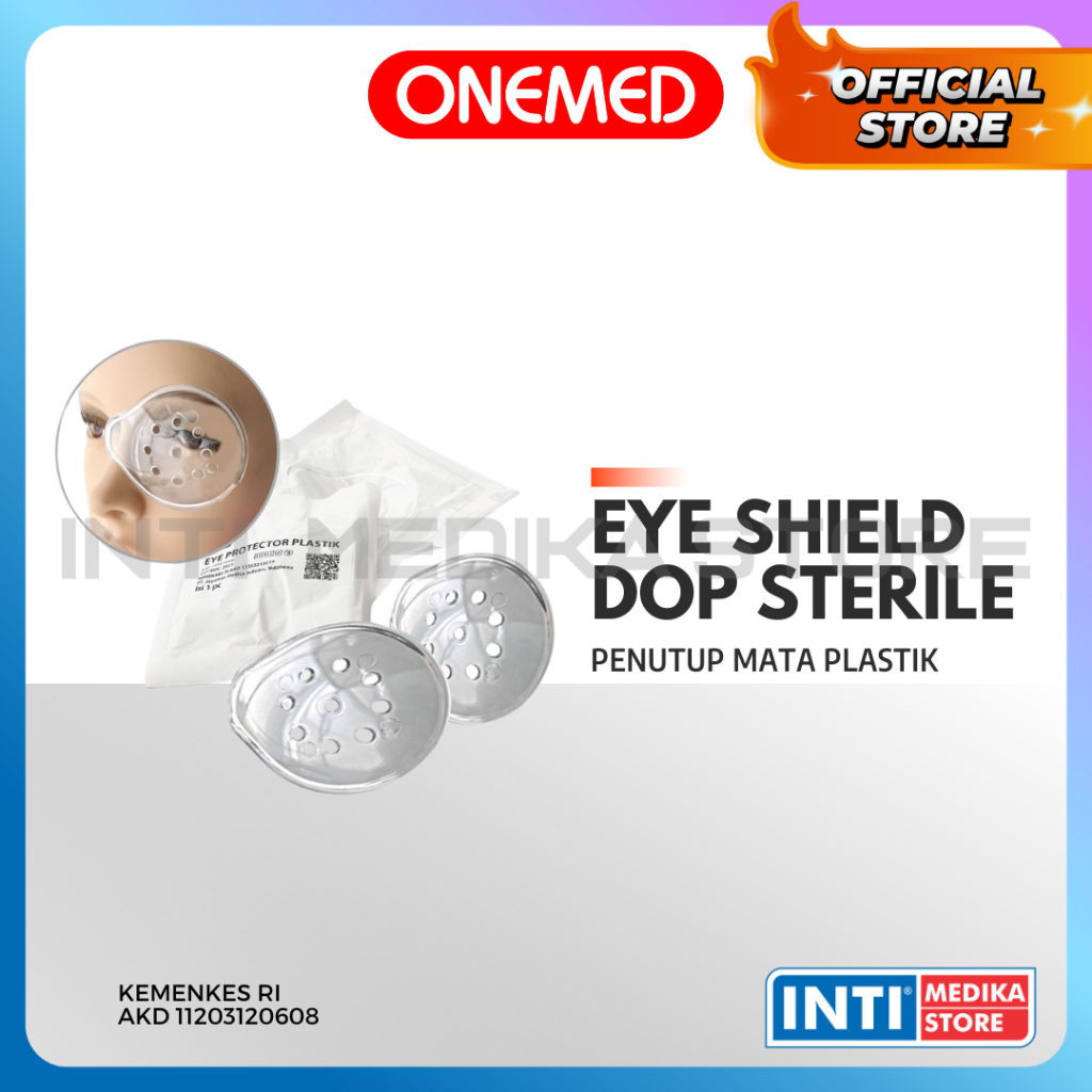Jual ONEMED - Eye Shield Protector Dop Steril | Penutup Mata Plastik ...