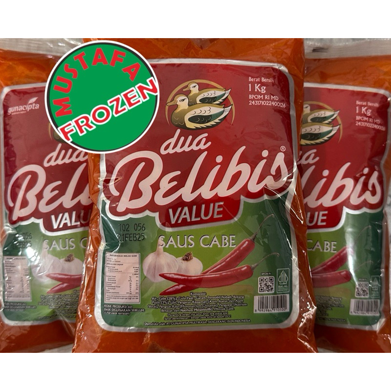 Jual Belibis Saos Cabe Value 1kg | Shopee Indonesia