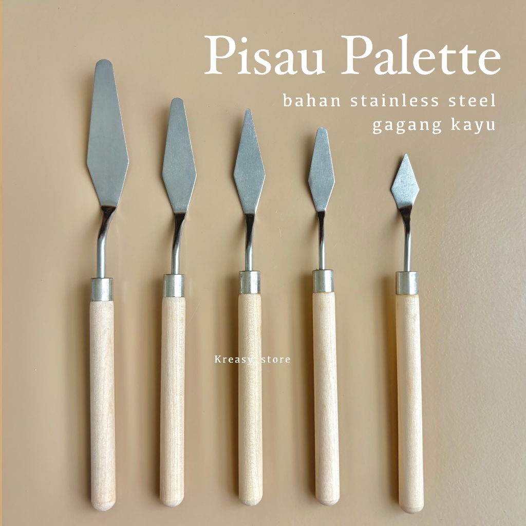 Jual Pisau Palette Lukis - Painting Knife - Spatula Cat Lukis - Scraper ...