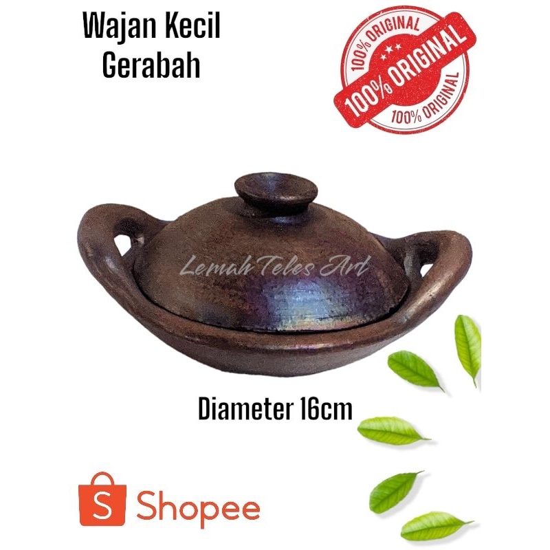Jual Wajan Serabi Gerabah Tanah Liat D16cm | Shopee Indonesia
