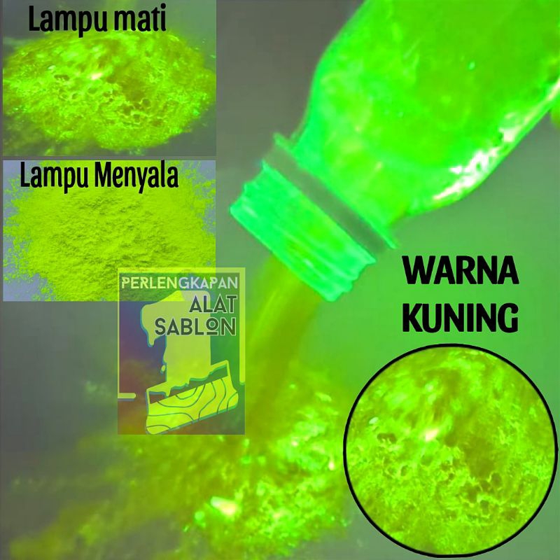 Jual BUBUK FOSFOR GLOW IN THE DARK WARNA KUNING 10GR | Shopee Indonesia