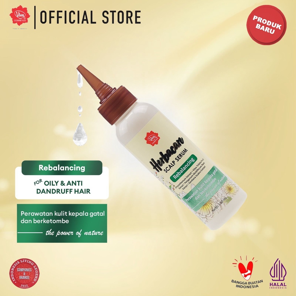 Jual Viva Herbacare Scalp Serum - 100 ml (Tersedia 2 Varian: For Normal ...