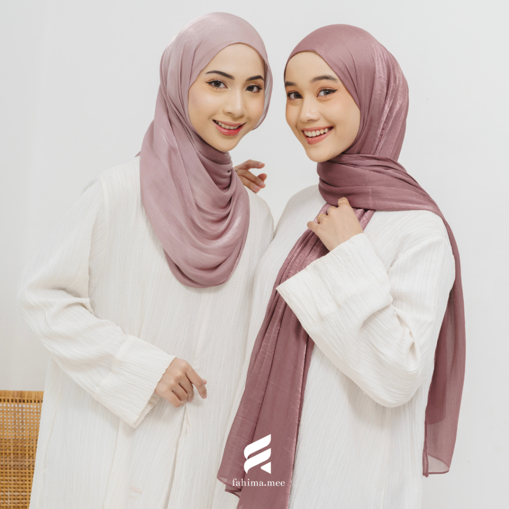 Jual Fahima - Pashmina Shimmer Silk Yoryu Premium | Shopee Indonesia