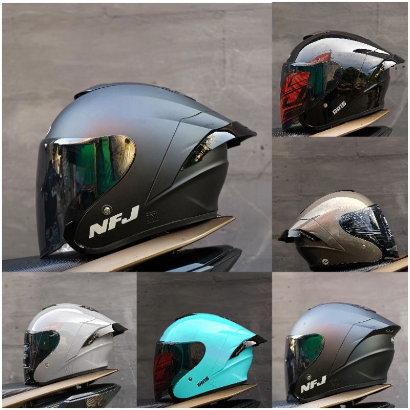 Jual HELM HALF FACE MLA KAIROZ 2 PAKET SPOILER/PREMIUM DEWASA SNI ...