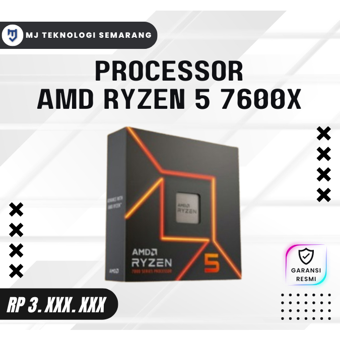 Jual Processor AMD Ryzen 5 7600X | Shopee Indonesia