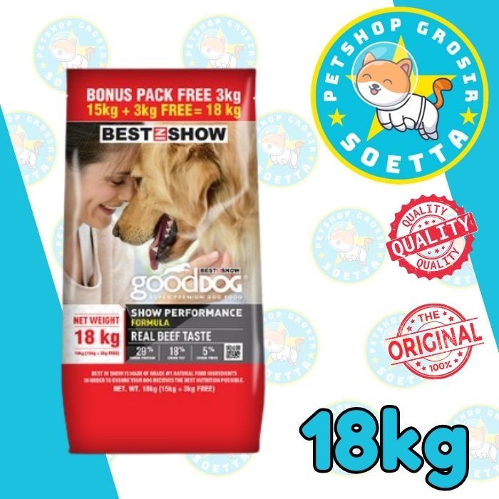 Jual Best In Show Good Dog Beef Performance Formula 18kg - EKSPEDISI ...