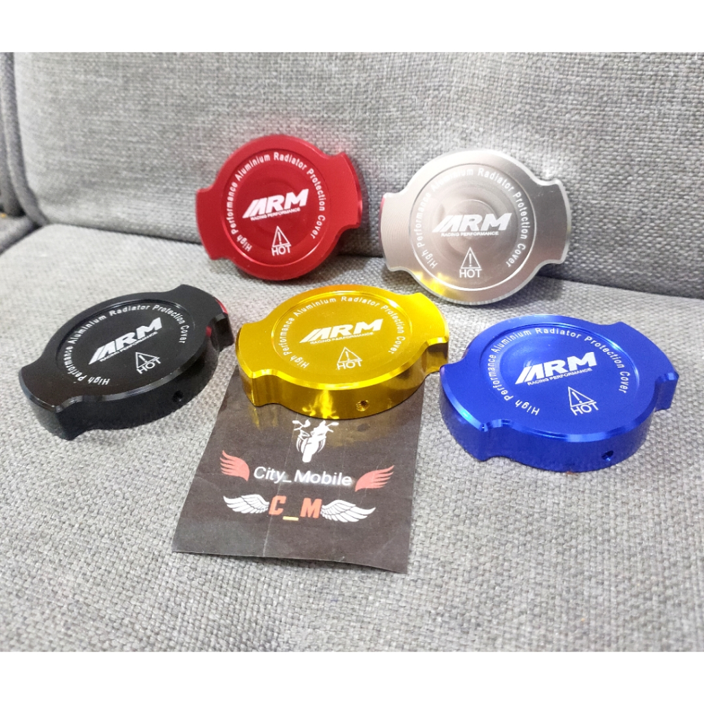 Jual RADIATOR CAP TUTUP RADIATOR ARM FULL CNC NMAX AEROX PCX VARIO CBR ...