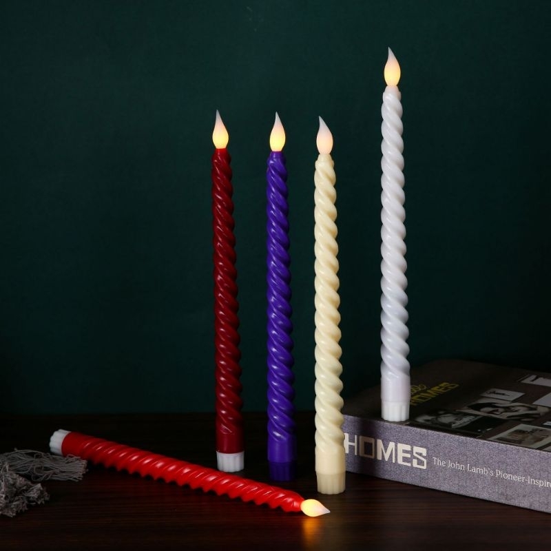 Jual Lilin Led elektrik Panjang Model Ulir | Shopee Indonesia