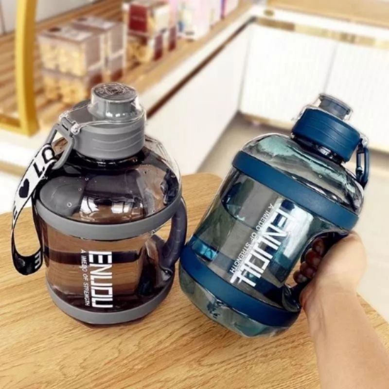 Jual BOTOL MINUM GYM/BOTOL SPORT FITNESS/ BOTOL JUMBO 2,4LITER | Shopee ...