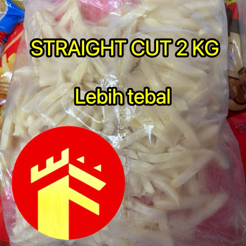 Jual KENTANG GORENG 2 KG STRAIGHT CUT FRENCH FRIES 2 KG | Shopee Indonesia